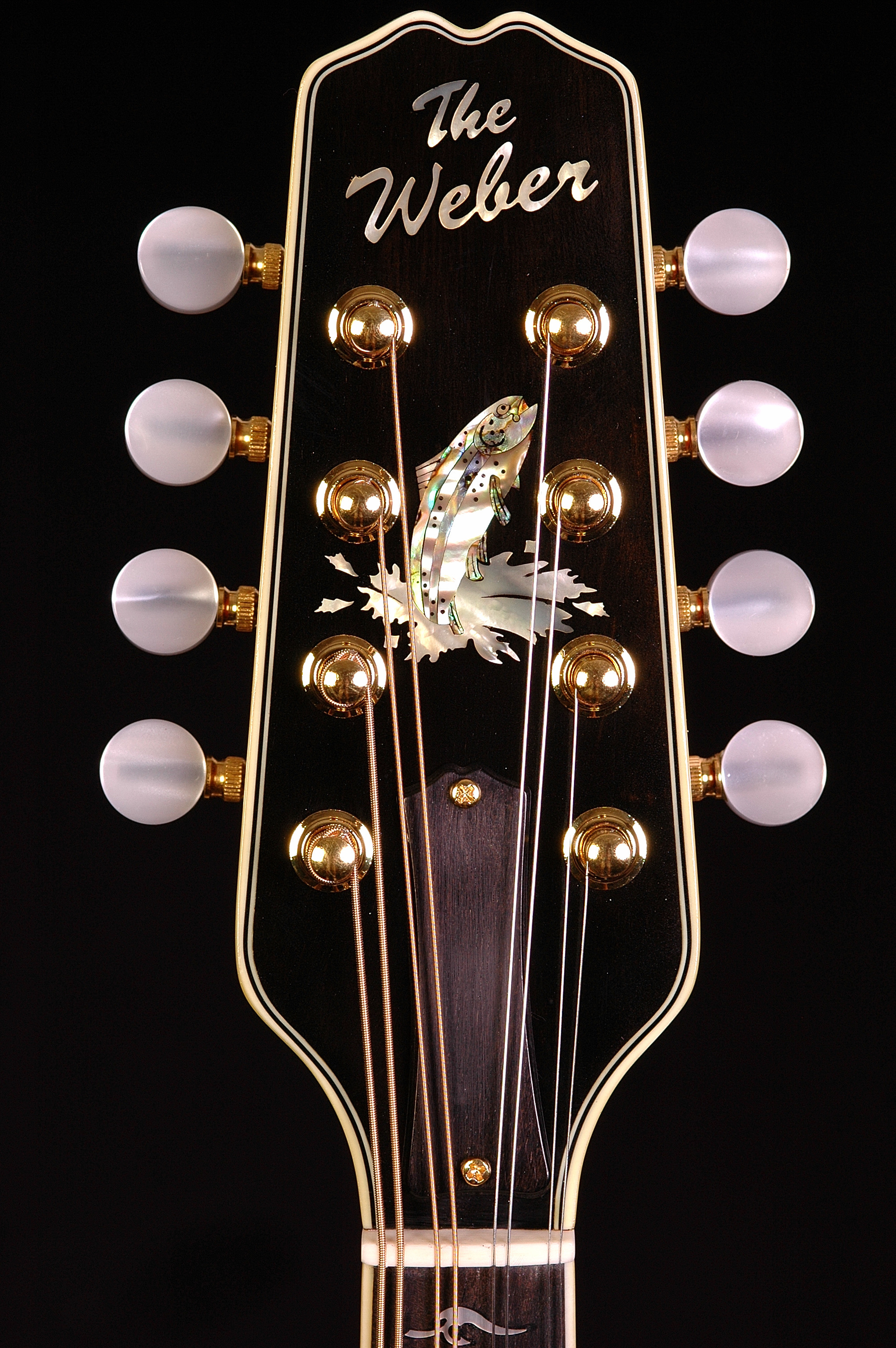 Bruce Weber Mandolin Peghead Inlay - Montana Lutherie